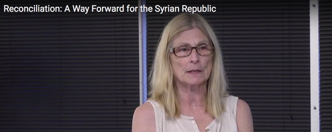 Peace activist Judy Bello: "U.S. should get out of Syria war completely ...