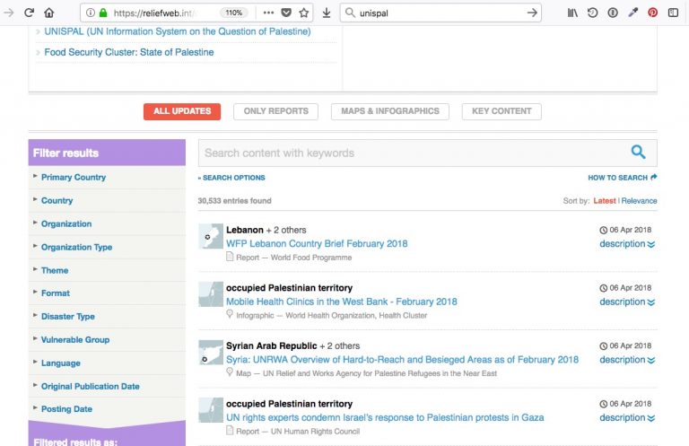 Reliefweb grab, 2 - Just World Educational