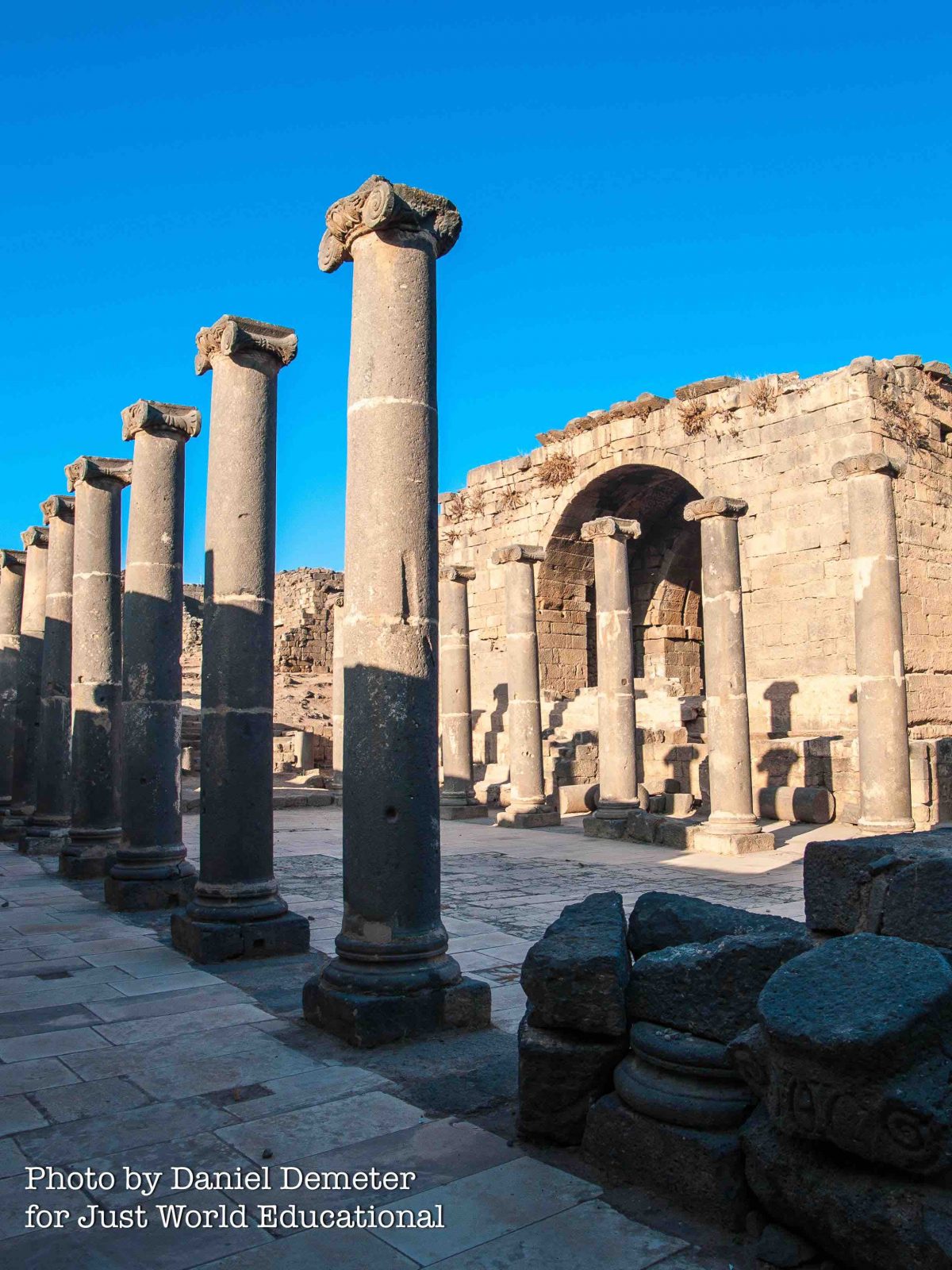 Bosra, Roman baths - Just World Educational