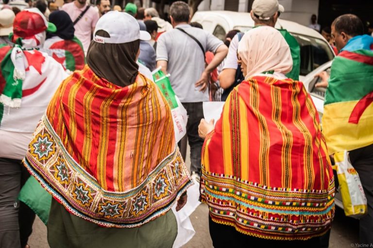 Algeria, shawls, Berber flag - Just World Educational