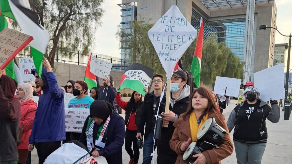 Las Vegas demo, w Refaat kite - Just World Educational